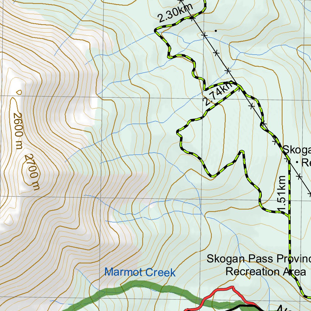 Kananaskis Northwest 2023 Map by GoTrekkers Ltd | Avenza Maps