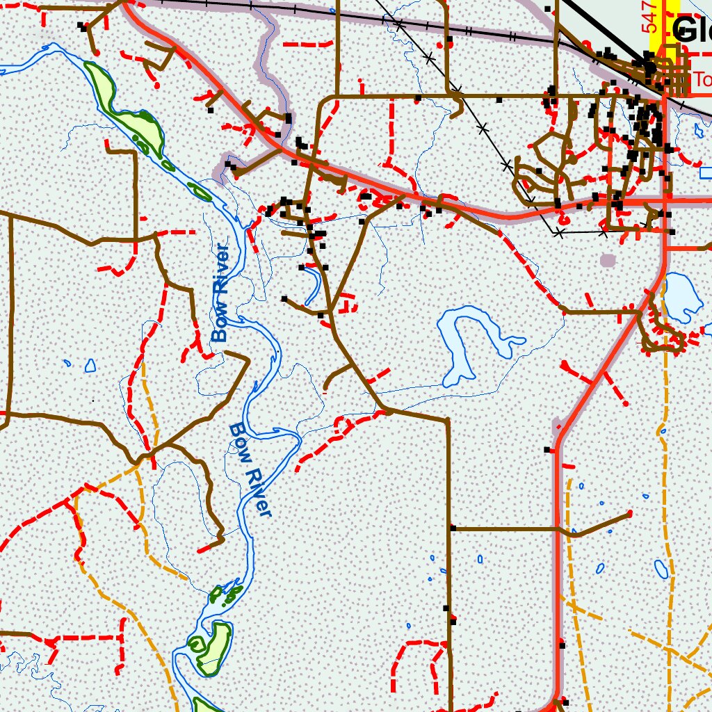 Rural Road Maps by GoTrekkers - Calgary to Dinosaur Park August 2025 ...