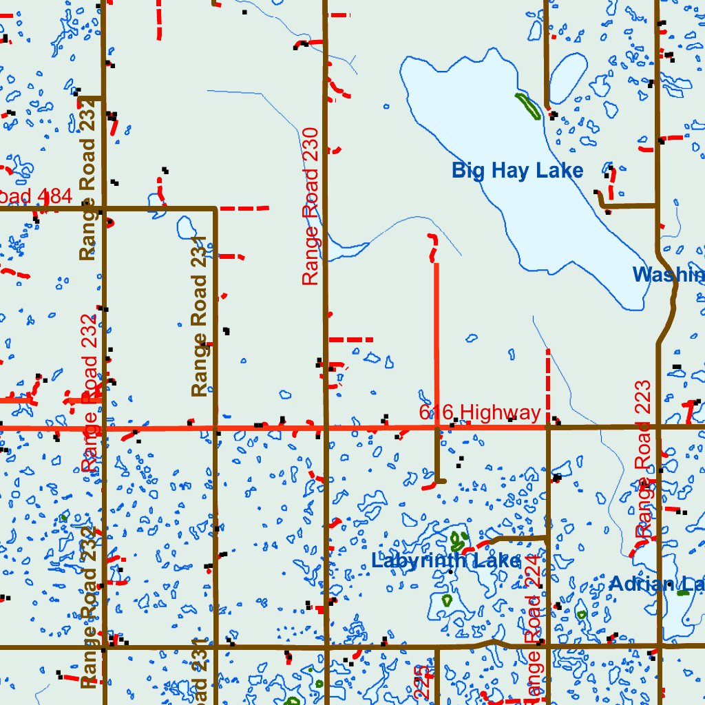 Rural Road Maps by GoTrekkers - Edmonton SE 2024 Map by GoTrekkers Ltd ...