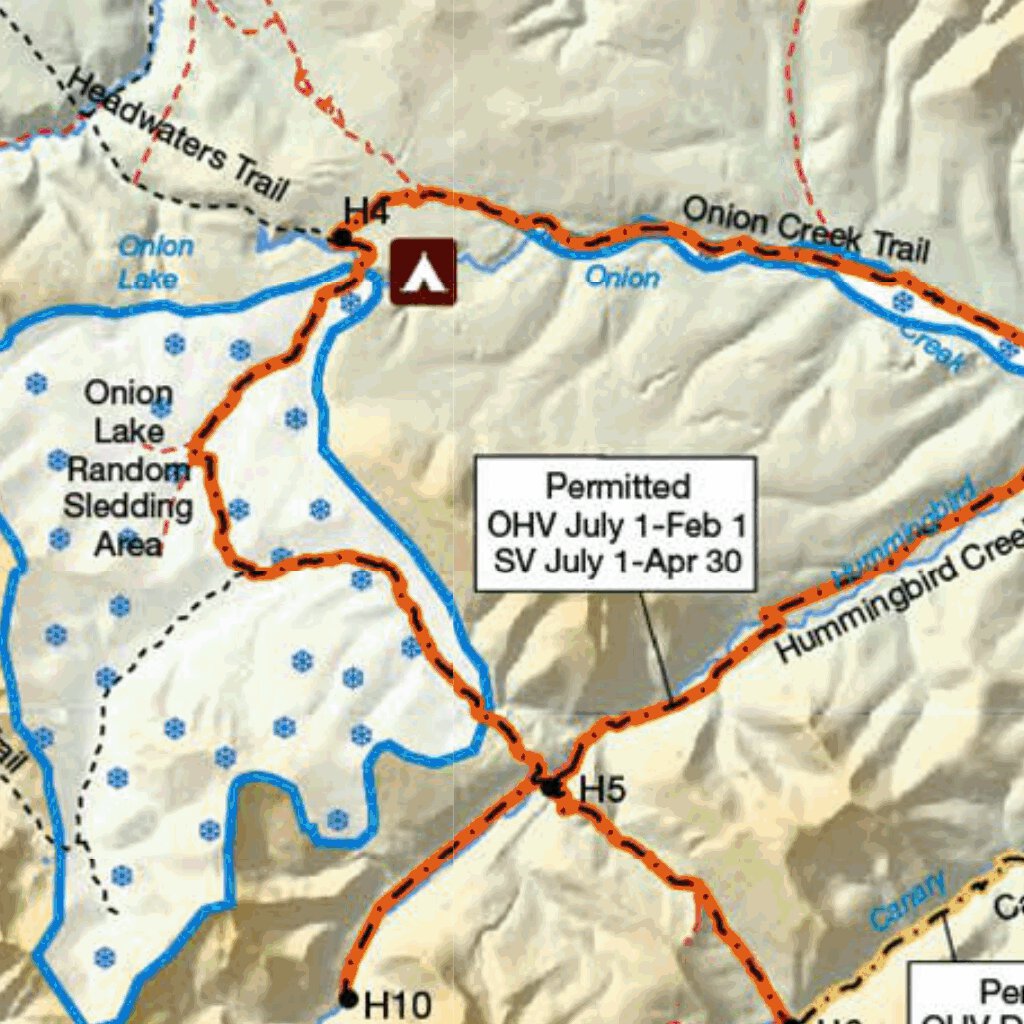 Bighorn Backcountry - Public Land Use Zone Map by Government of Alberta ...