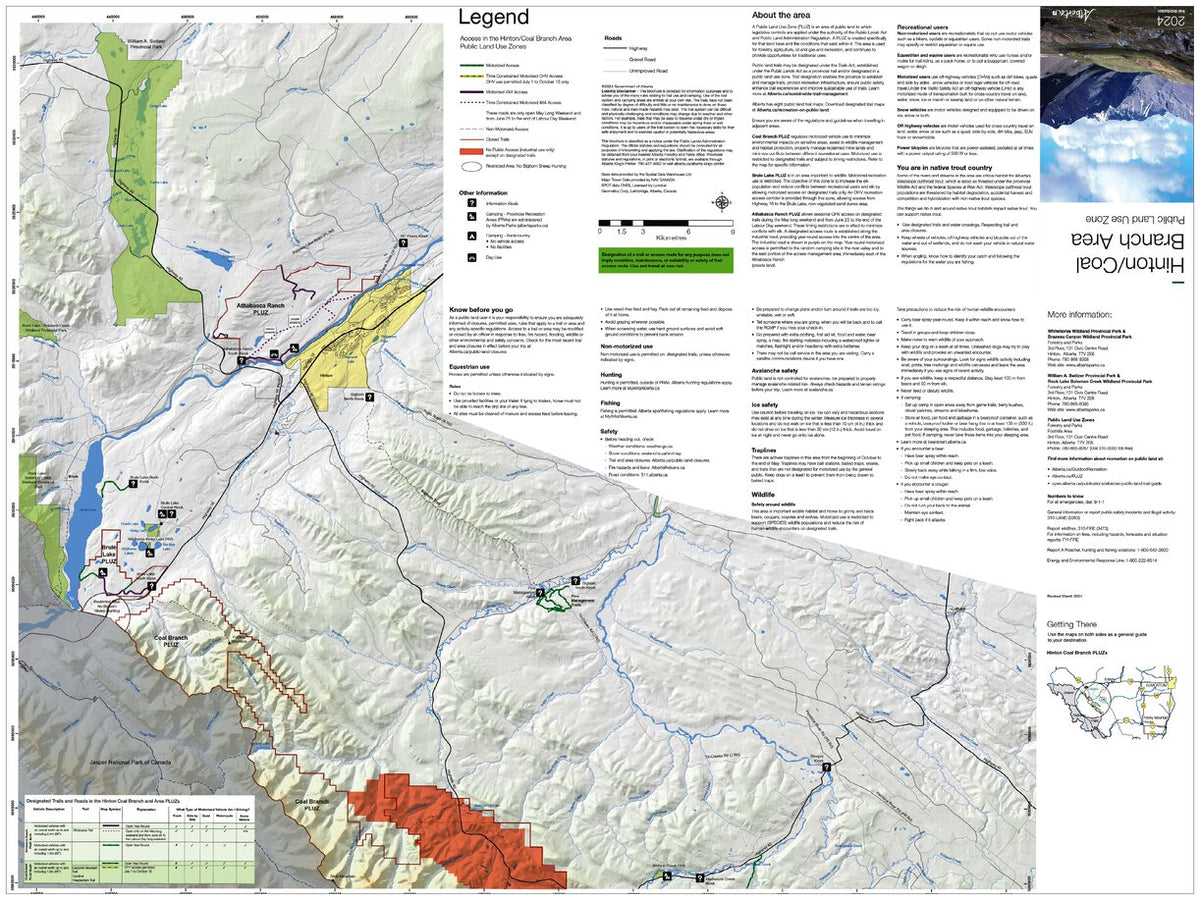 Hinton Coal Branch North Side PLUZ Map by Government of Alberta ...