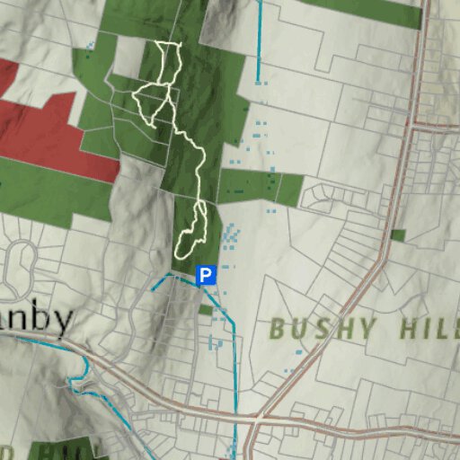 GLT Basemap Properties and Trails Map by Granby Land Trust | Avenza Maps