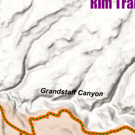 Sand Flats Recreation Area Trails/Campgrounds plus info. Map by Grand ...