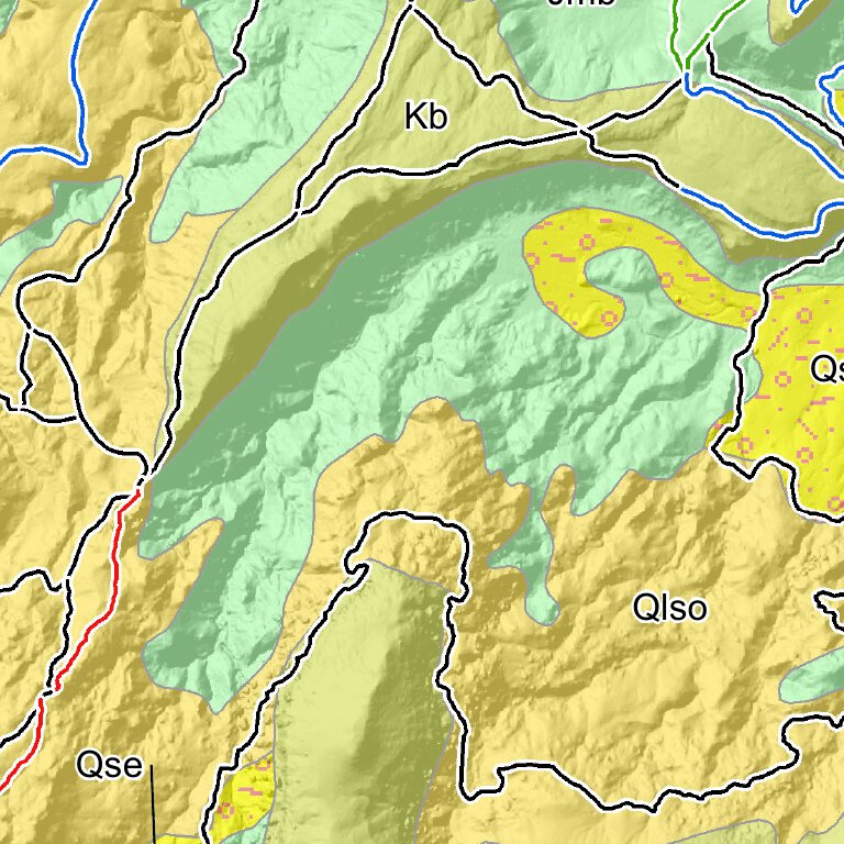 Geology of the Lunch Loops Trails Map by Grand Junction, Colorado ...