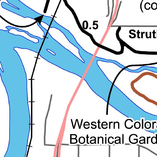 RFT Riverside Las Colonias Section Map by Grand Junction, Colorado ...