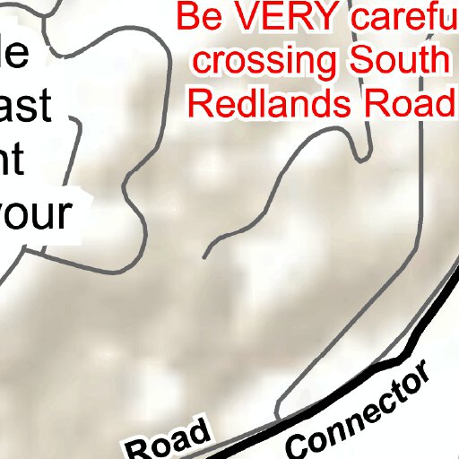 The Lunch Loops Connector Trail Map by Grand Junction, Colorado Cycling ...