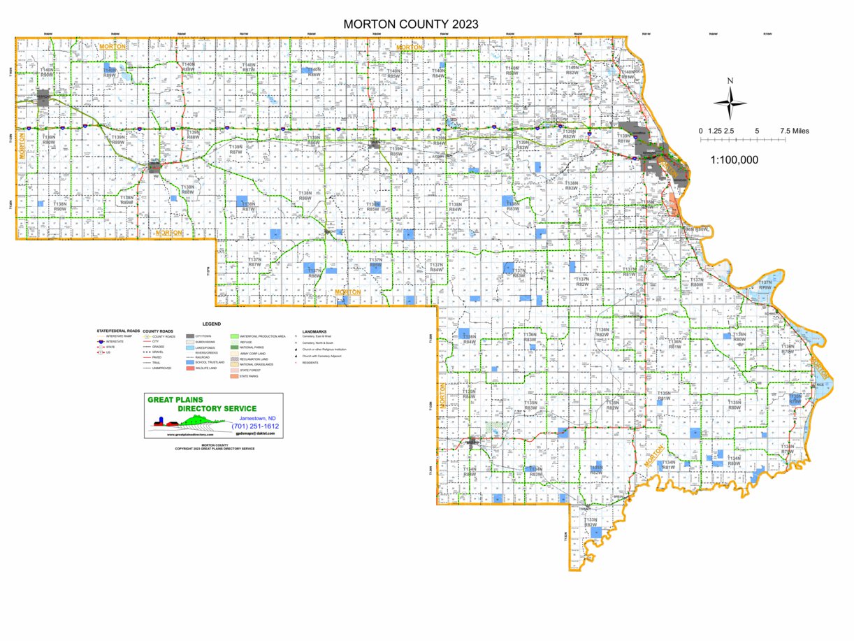 MORTON WALL Map 23 by GREAT PLAINS DIRECTORY SERVICE | Avenza Maps