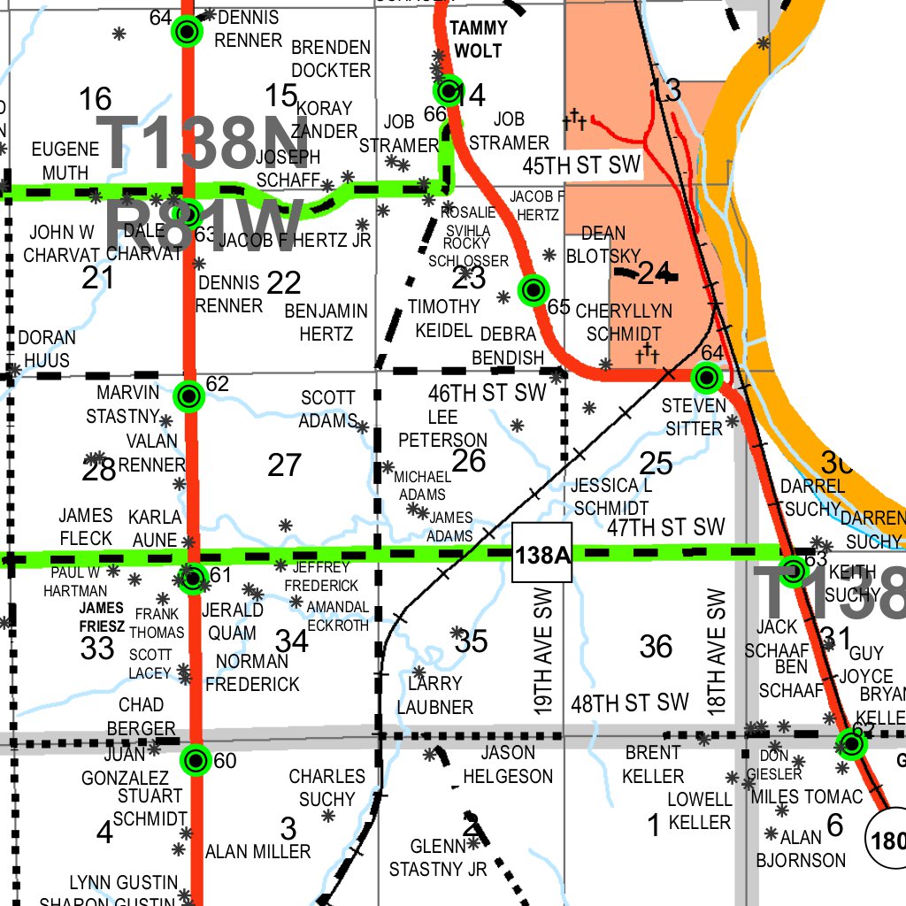 MORTON WALL Map 23 by GREAT PLAINS DIRECTORY SERVICE | Avenza Maps