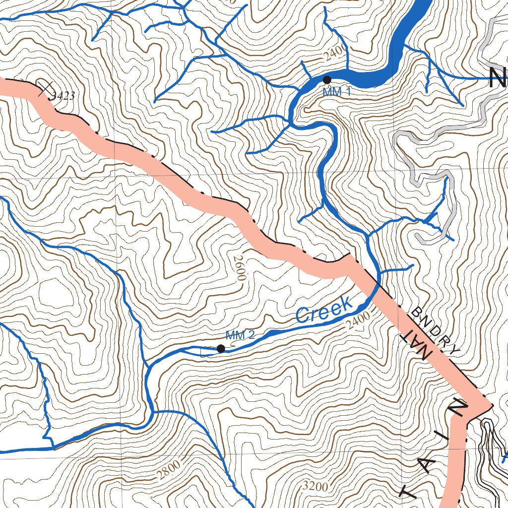 NPS Cove Creek Gap 2017 Map by Great Smoky Mountains National Park ...