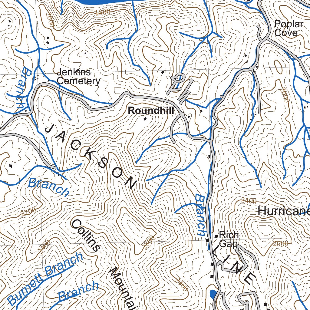 NPS Noland Creek 2017 Map by Great Smoky Mountains National Park ...