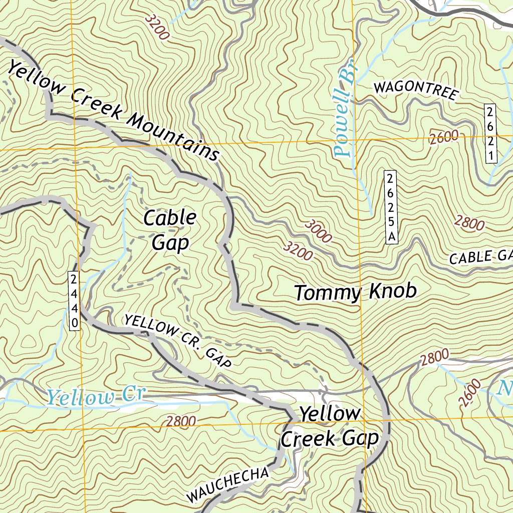 NPS/USGS 2016 Fontana Dam Topographic Map by Great Smoky Mountains ...