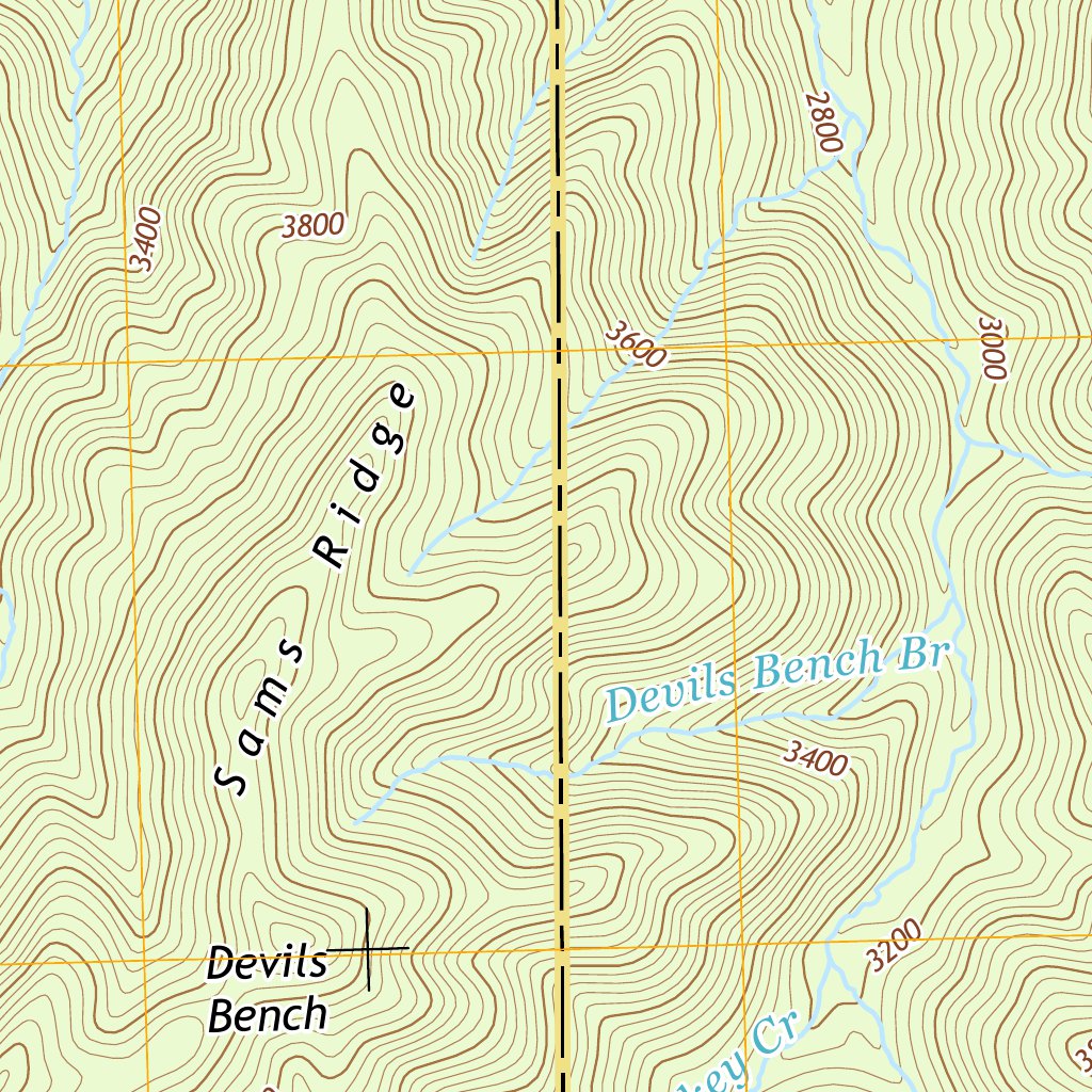 NPS/USGS 2016 Thunderhead Mountain Topographic Map by Great Smoky ...