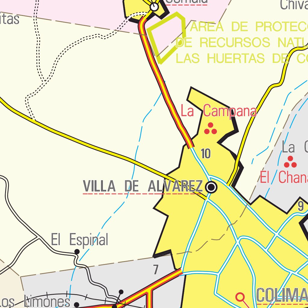 Colima / Estado / 6 Map by Guia Roji | Avenza Maps