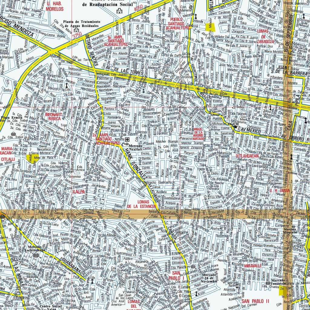 Guia Roji Calles Ciudad de México/ Zona Metropolitana Map by Guia Roji ...