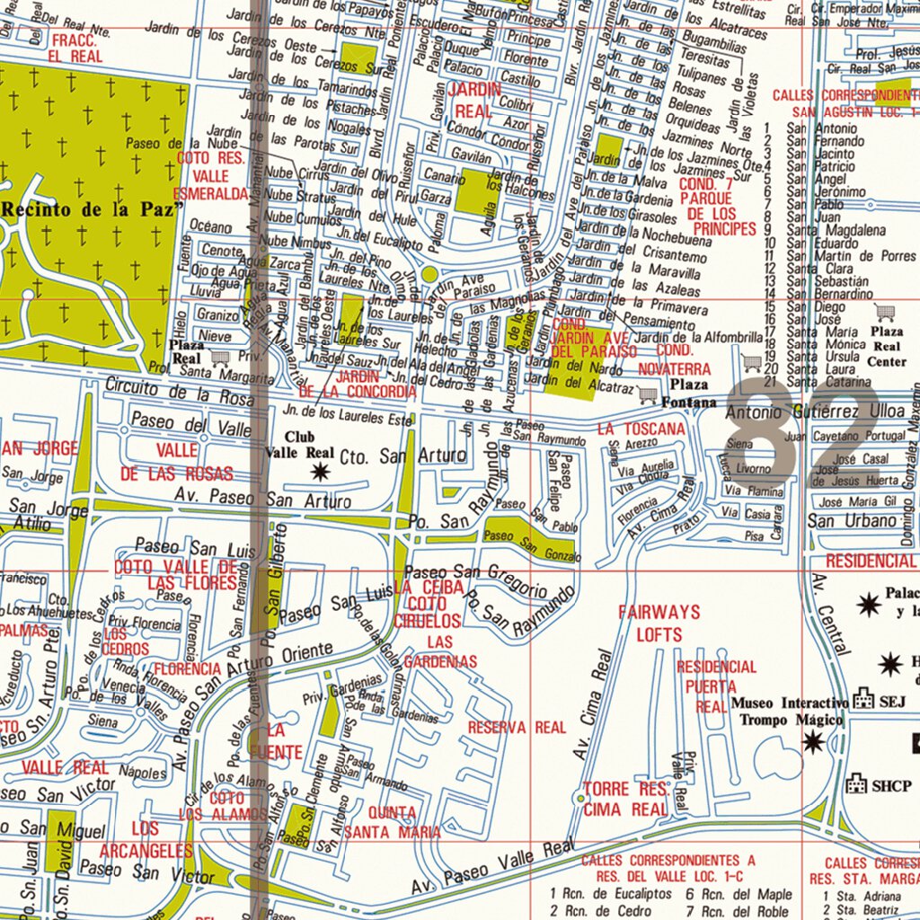 Guia Roji Calles Guadalajara / Zona Metropolitana Map by Guia Roji ...