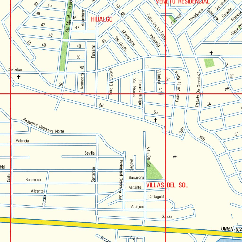 Mexicali / zona urbana / Calles Map by Guia Roji | Avenza Maps