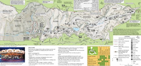 Tilden Regional Park Map by H. Anu Kramer GIS | Avenza Maps
