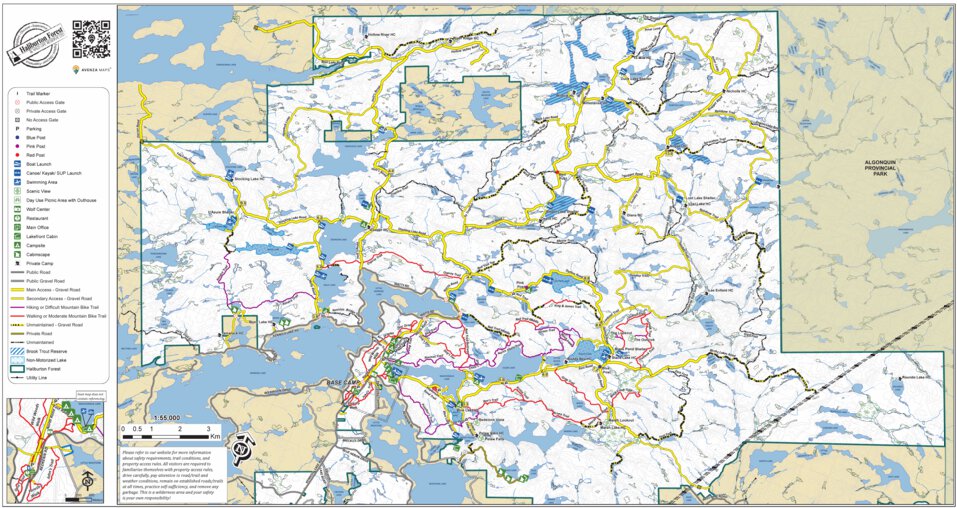 Summer Map - Haliburton Forest & Wild Life Reserve by Haliburton Forest ...