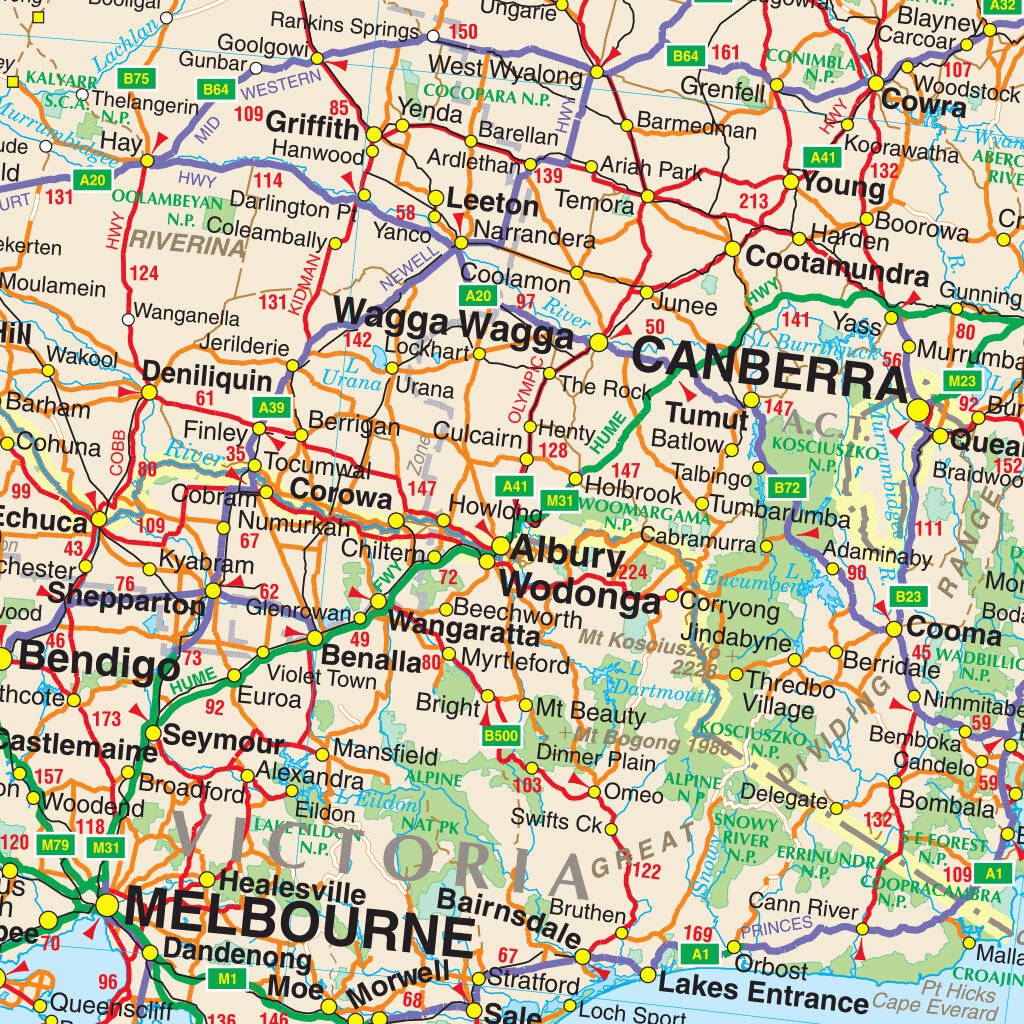 UBD-Gregory's Australia Map by Hardie Grant Explore | Avenza Maps