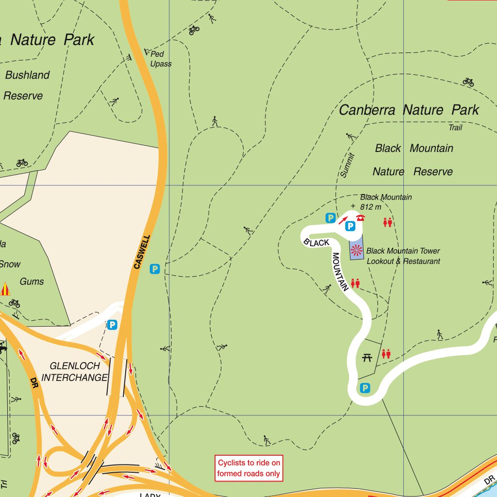 UBD-Gregory's Canberra City Streets Map by Hardie Grant Explore ...