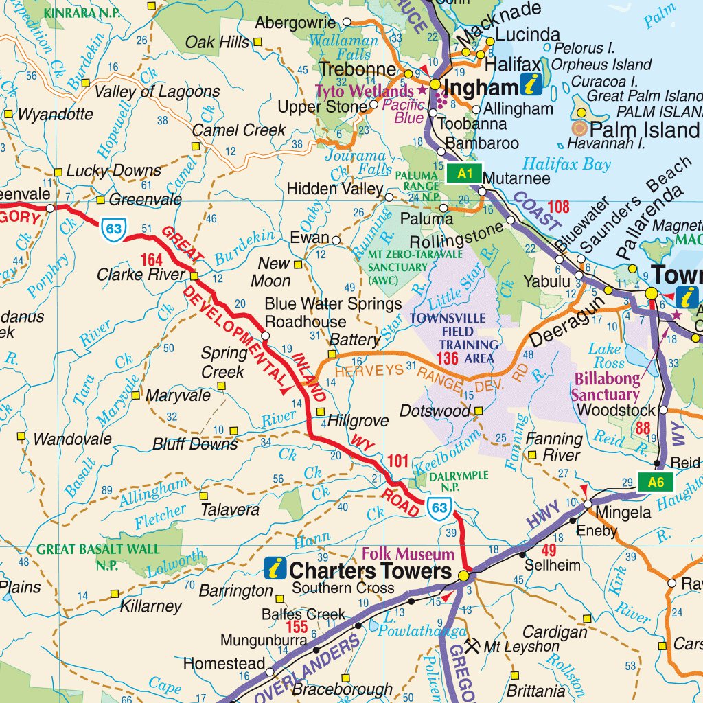 UBD-Gregory's Queensland State Map by Hardie Grant Explore | Avenza Maps