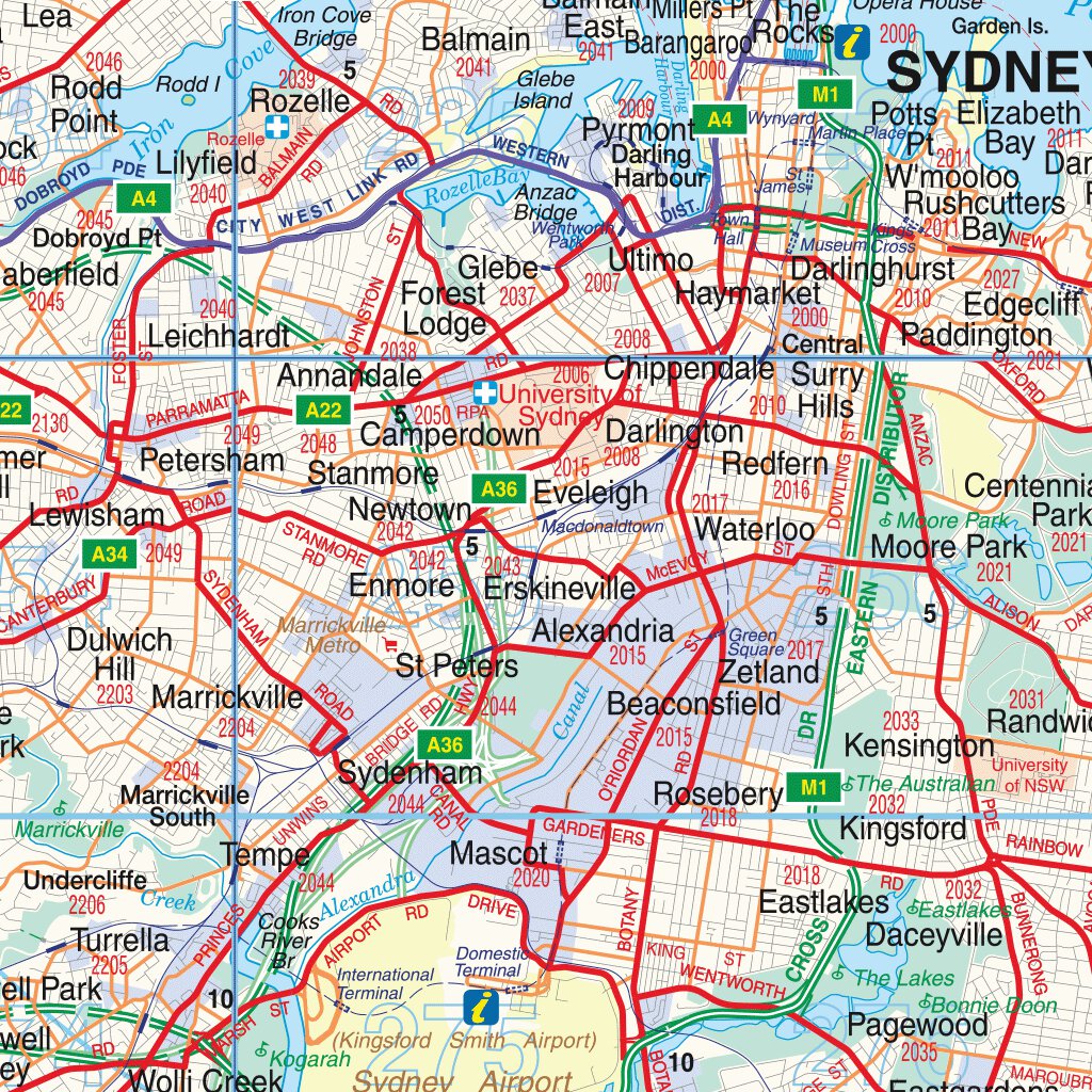 UBD-Gregory's Sydney Suburban Map by Hardie Grant Explore | Avenza Maps