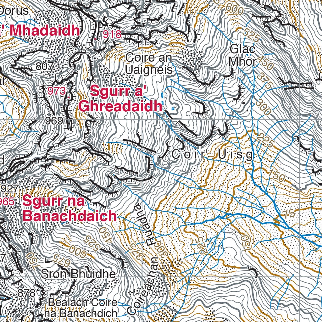 Skye - The Cuillin Map by HARVEY Maps | Avenza Maps