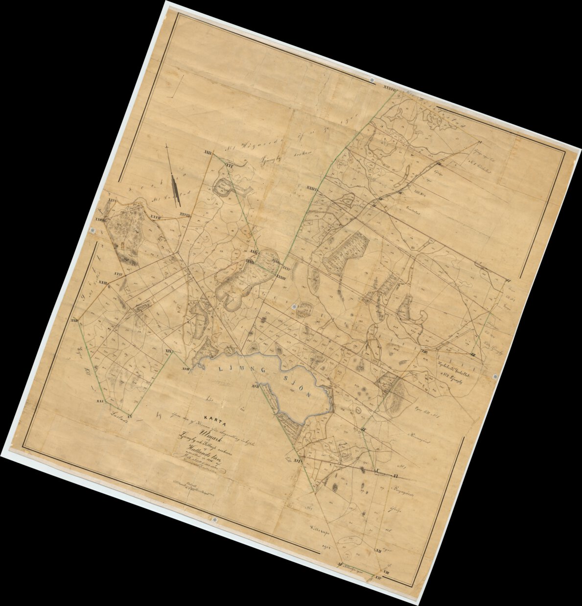 13-lju-179 Ljungby Map by Historical GIS maps | Avenza Maps