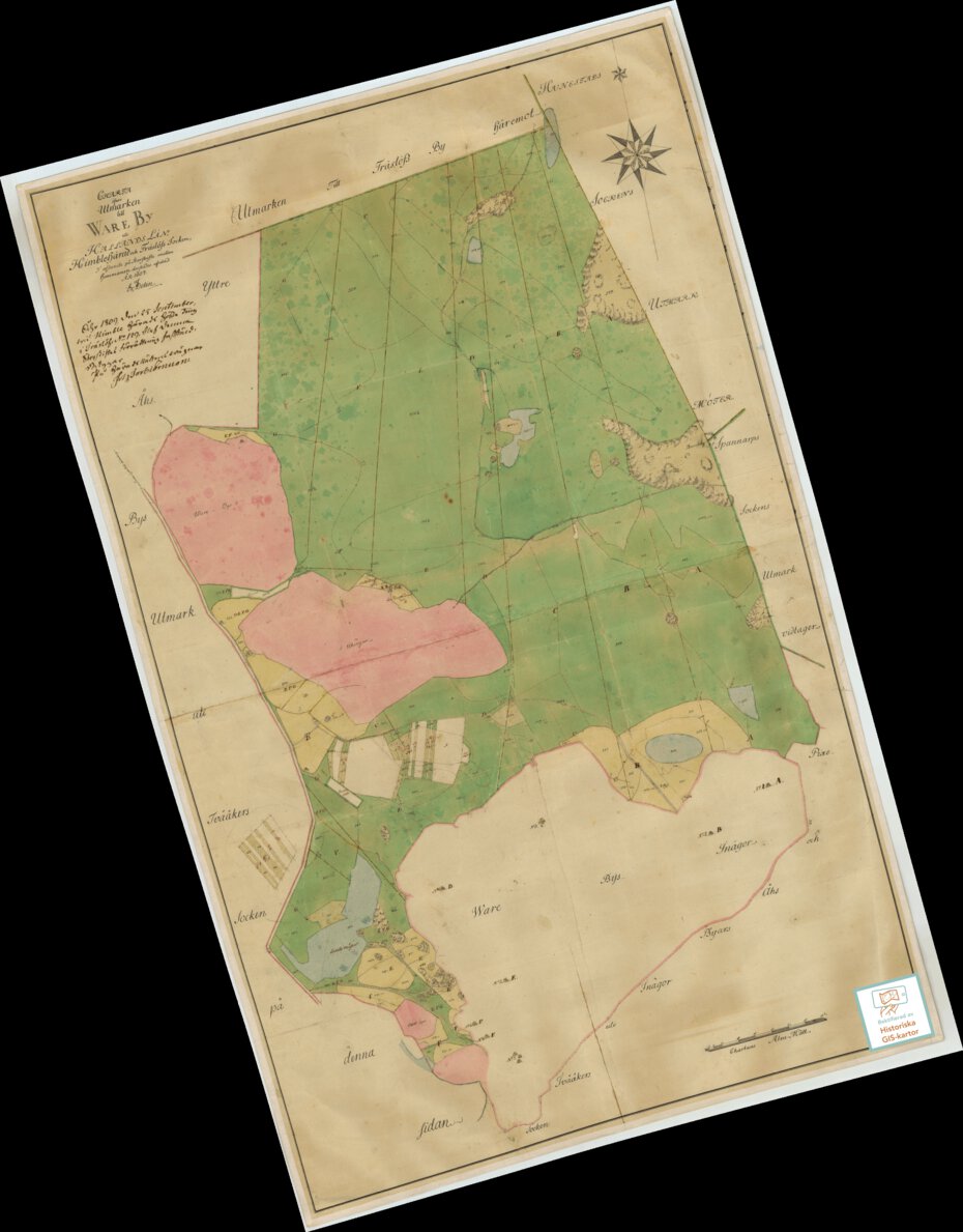 13-TRÄ-15 Vare Map by Historical GIS maps | Avenza Maps