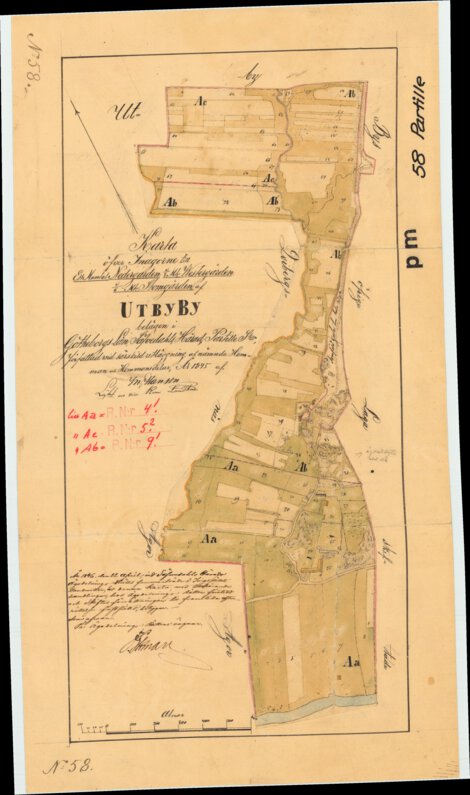 14-PAR-58 Utby Map by Historical GIS maps | Avenza Maps