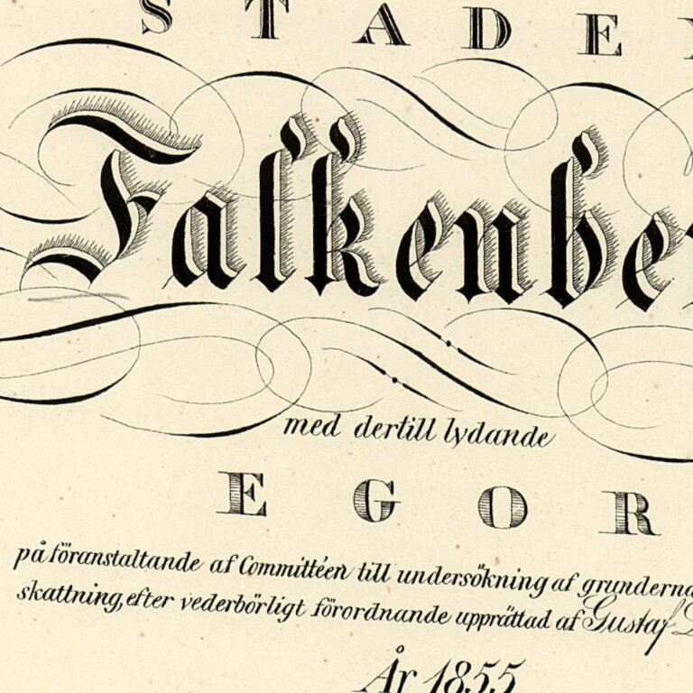 LJ-195 Falkenberg Map by Historical GIS maps | Avenza Maps