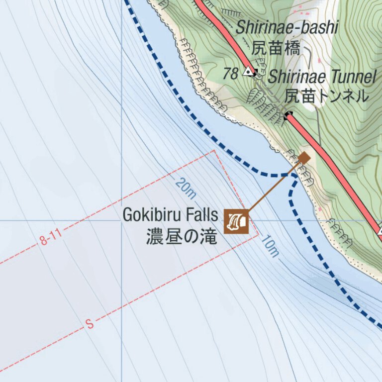 Hamamasu to Gokibiru Sea Kayaking (Mashike Coast, Hokkaido, Japan) Map ...