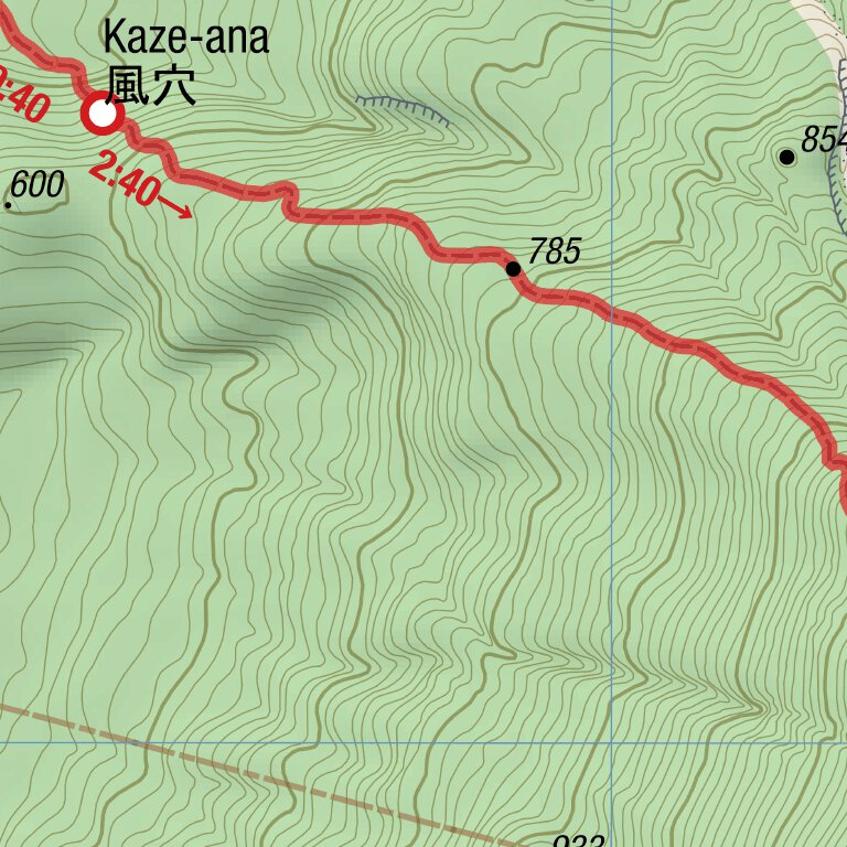 Yotei-zan Hirafu/Kutchan Trail Hiking Route (Hokkaido, Japan) Map by ...