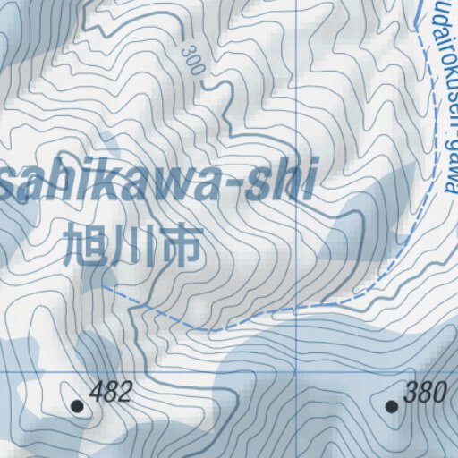 Yunai-yama Backcountry Skiing (Hokkaido, Japan) Map by HokkaidoWilds ...