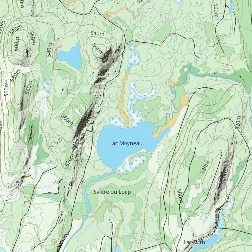 FN38CS Lac Thais ((Hunt-A-Moose)) Map by Hunt-A-Moose | Avenza Maps