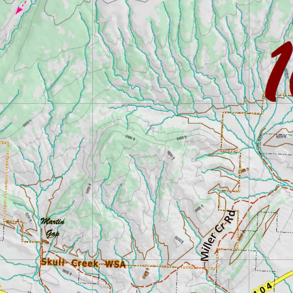 Colorado Unit 10 Recommended First Rifle Areas Map by HuntAI | Avenza Maps