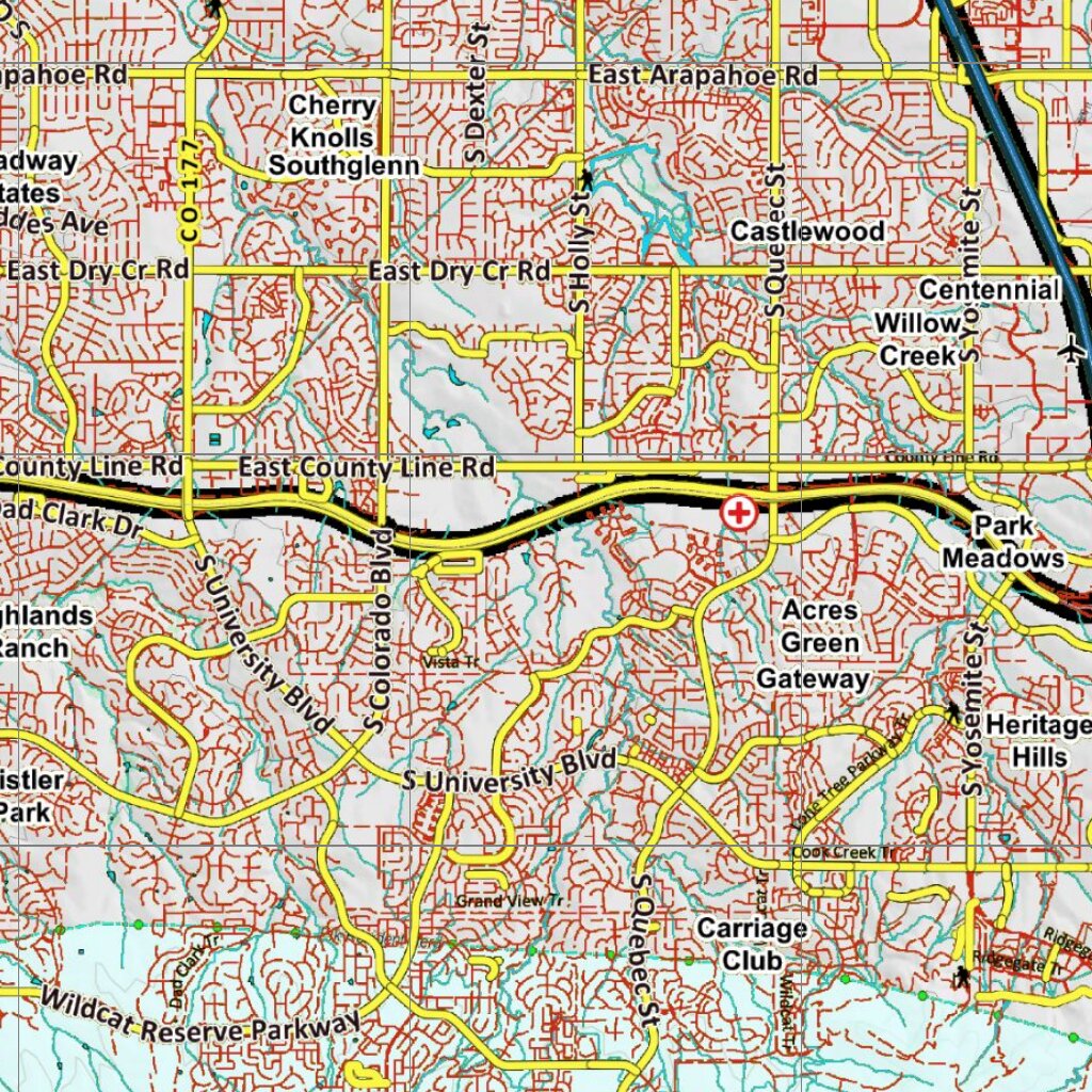 Colorado Unit 104 Recommended First Rifle Areas Map by HuntAI | Avenza Maps