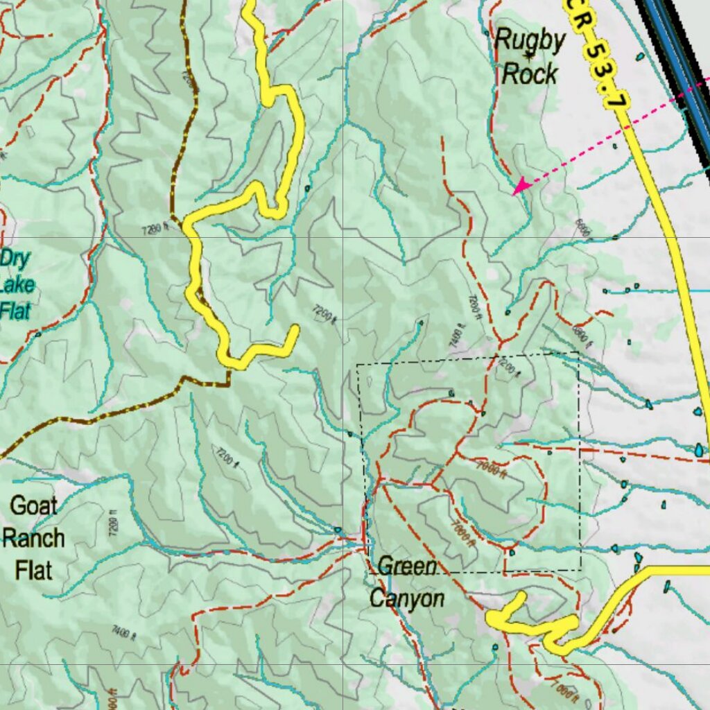 Colorado Unit 133 Recommended First Rifle Areas Map by HuntAI | Avenza Maps
