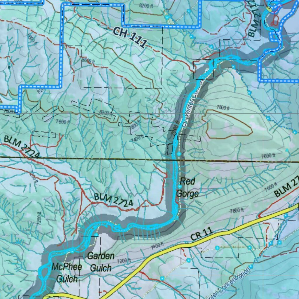 Colorado Unit 15 Recommendations for 3rd and 4th Rifle Map by HuntAI ...
