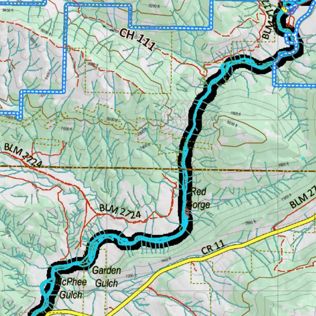 Colorado Unit 15 Second Rifle Recommendations Map by HuntAI | Avenza Maps
