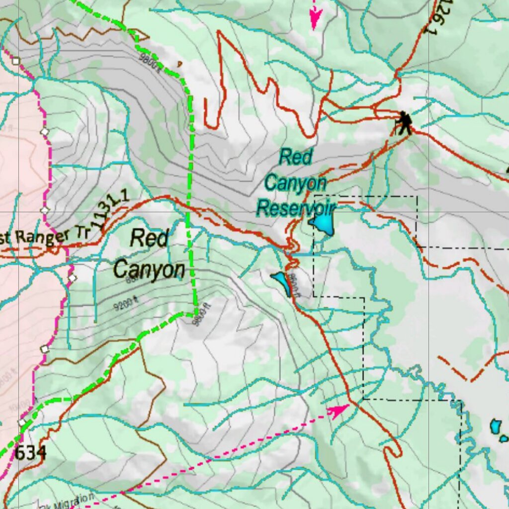 Colorado Unit 161 Recommended First Rifle Areas Map by HuntAI | Avenza Maps