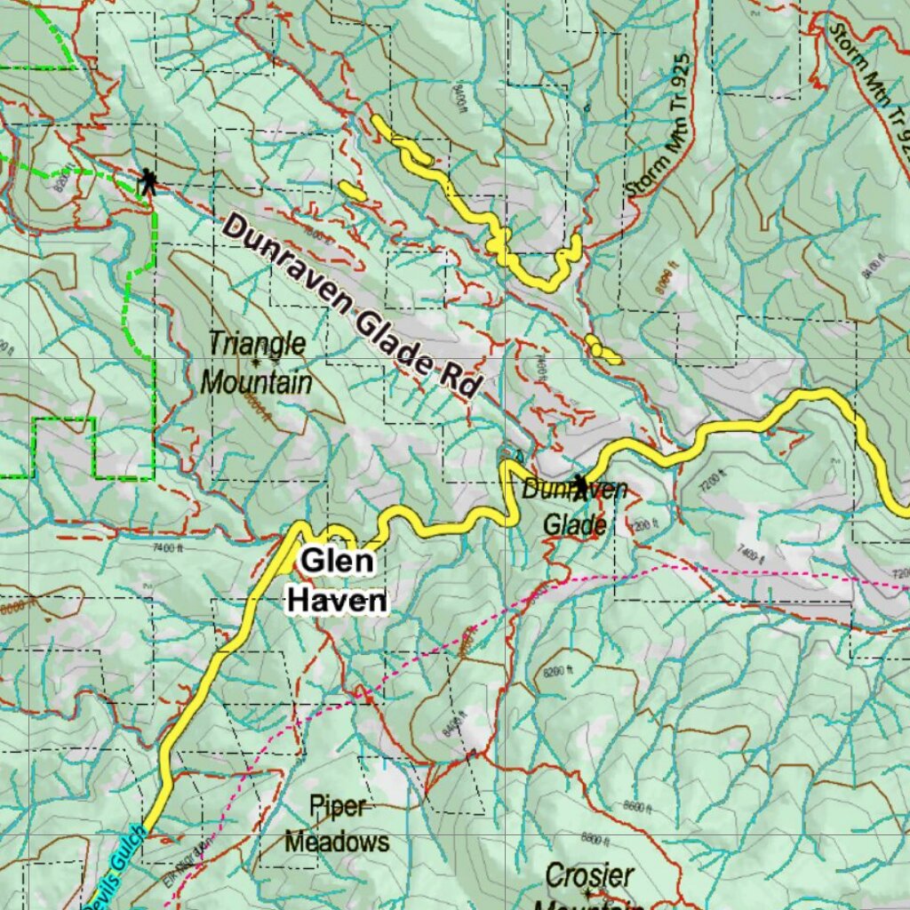 Colorado Unit 19 Recommended First Rifle Areas Map by HuntAI | Avenza Maps