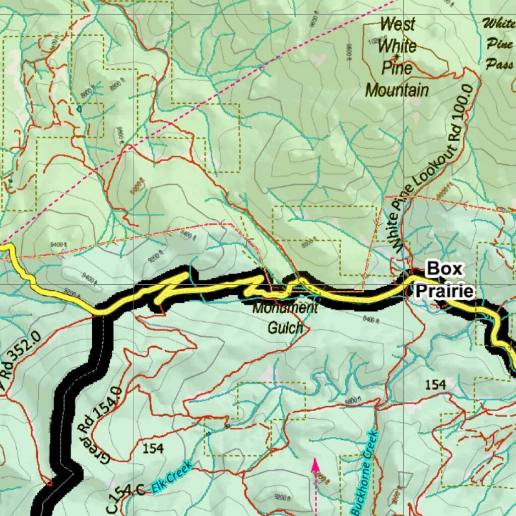 Colorado Unit 19 Second Rifle Recommendations Map by HuntAI | Avenza Maps