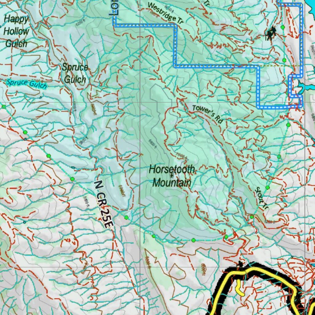 Colorado Unit 19 Second Rifle Recommendations Map by HuntAI | Avenza Maps