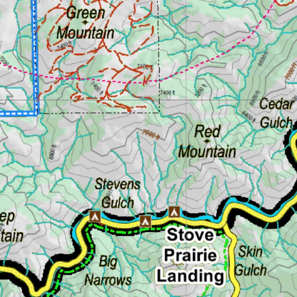 Colorado Unit 191 Recommended First Rifle Areas Map by HuntAI | Avenza Maps