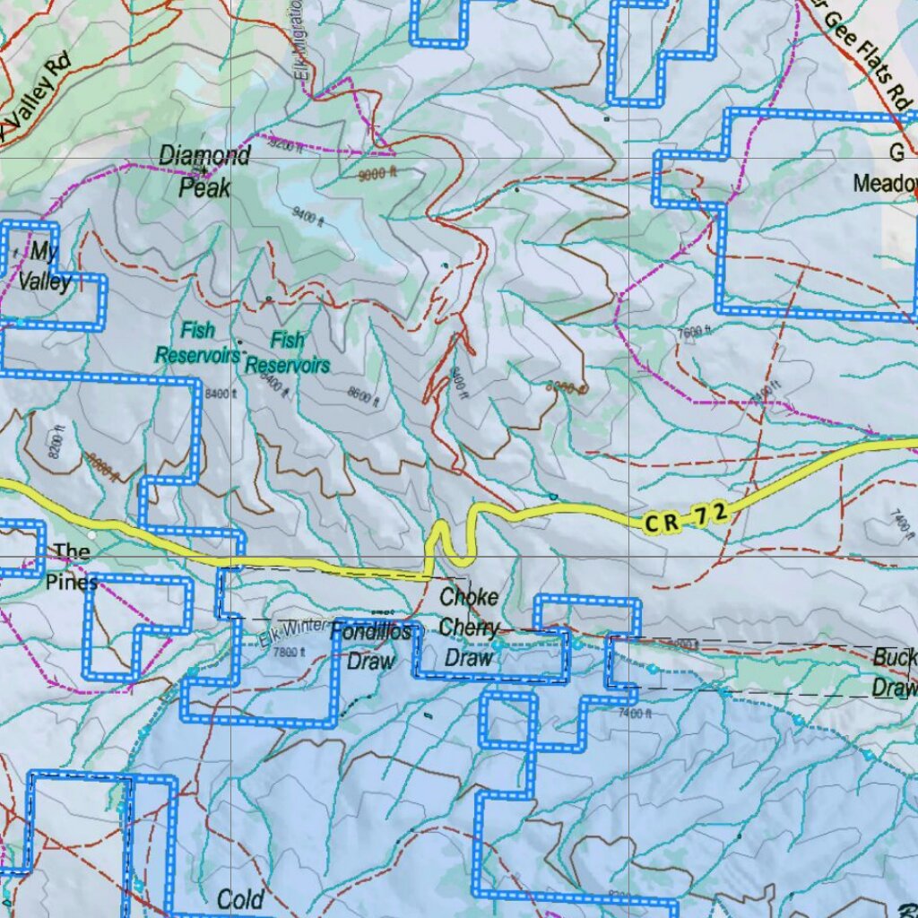 Colorado Unit 2 Recommendations for 3rd and 4th Rifle Map by HuntAI ...