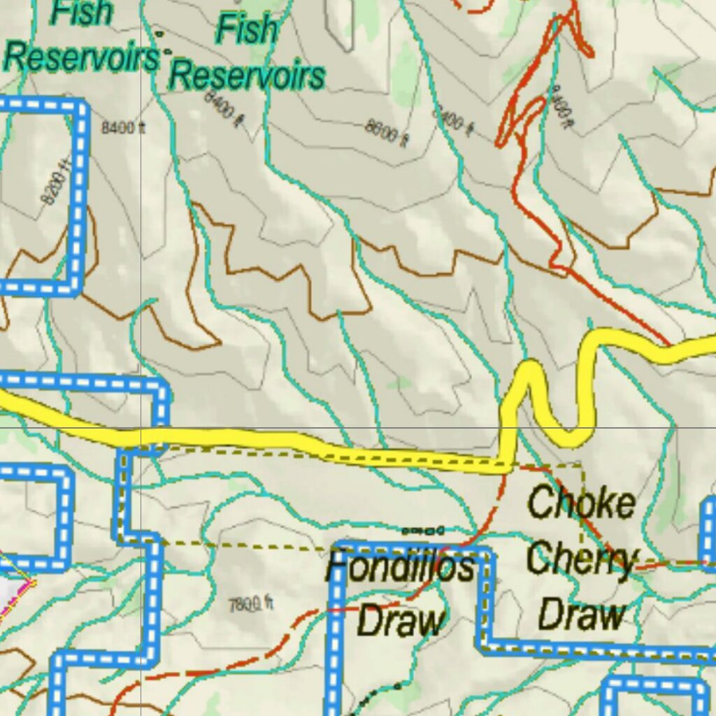 Colorado Unit 201 Second Rifle Recommendations Map by HuntAI | Avenza Maps