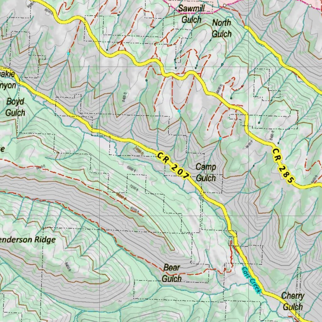 Colorado Unit 21 Muzzleloading Area Recommendations Map by HuntAI ...