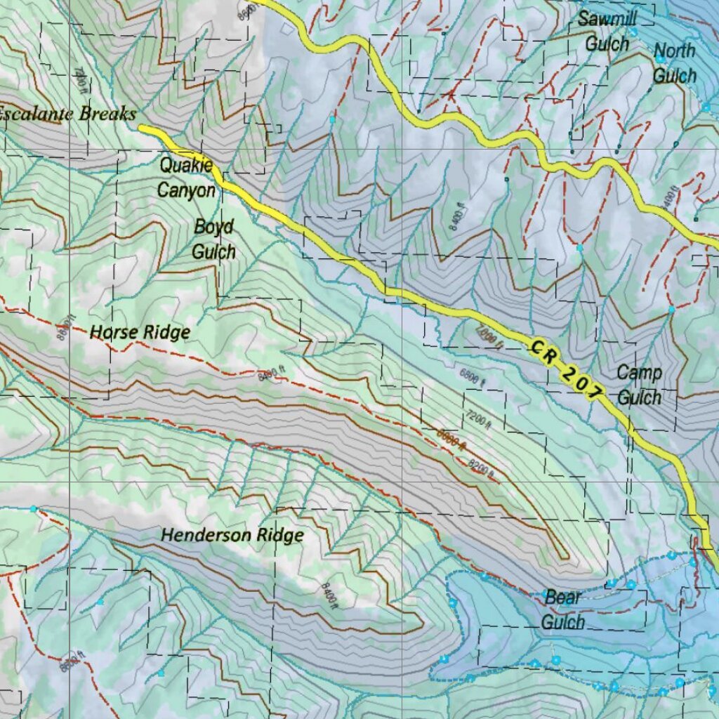 Colorado Unit 21 Recommendations for 3rd and 4th Rifle Map by HuntAI ...