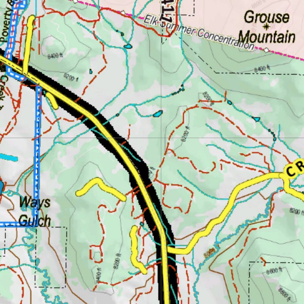 Colorado Unit 214 Muzzleloading Area Recommendations Map by HuntAI ...